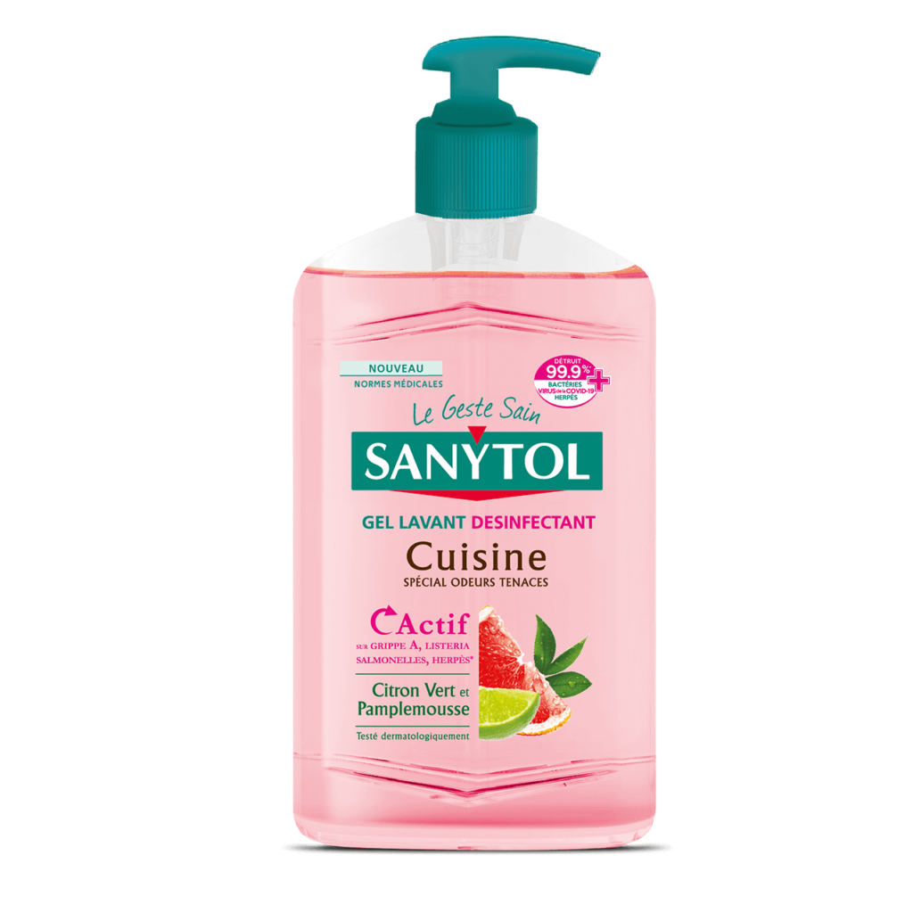 Gel désinfectant pour mains Sanytol, Gel hydroalcoolique antibactérien ...