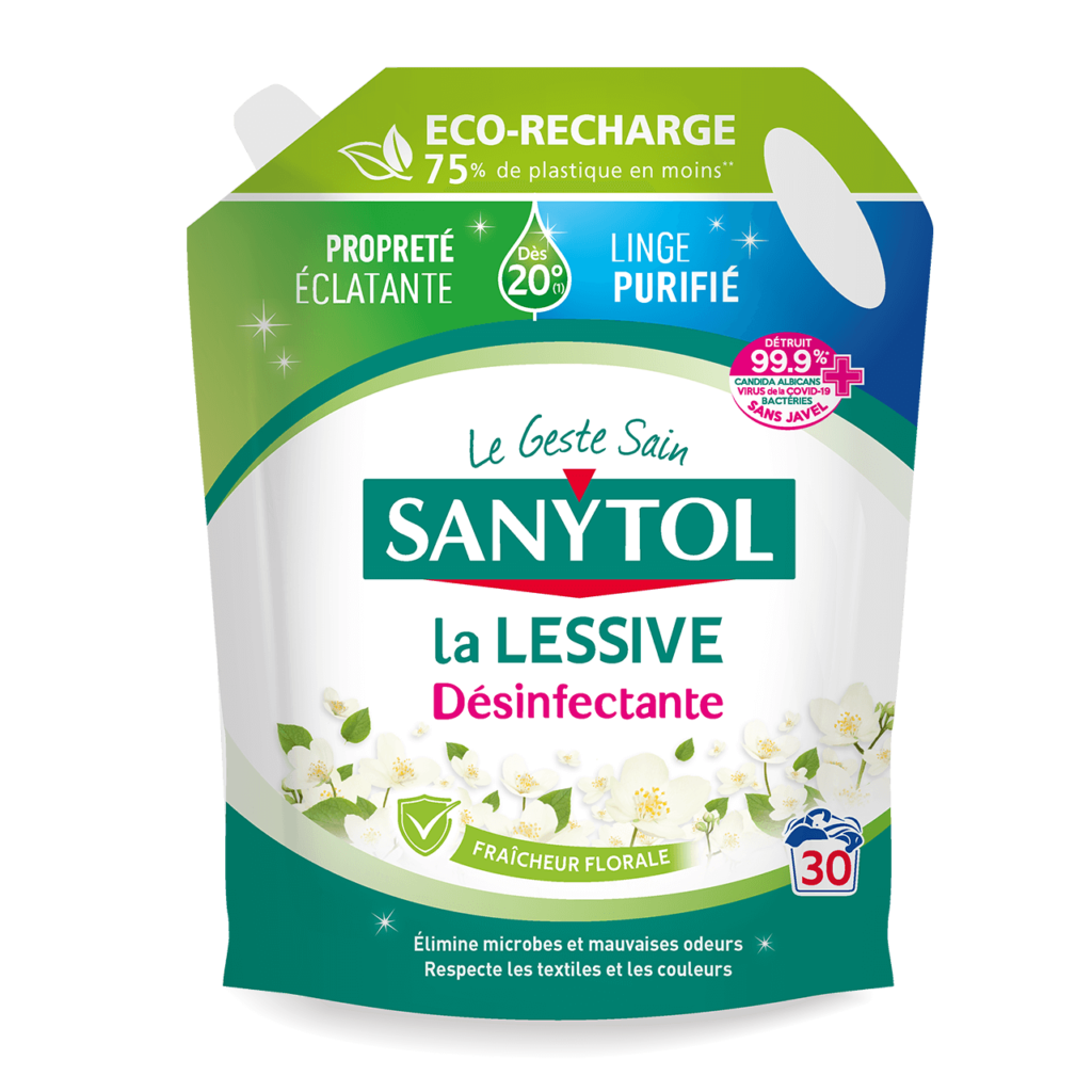 Produits nettoyants et désinfectants Sanytol pour le linge : lessives ...