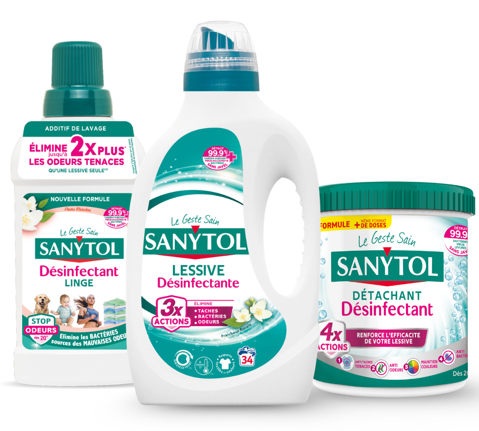 Produits nettoyants et désinfectants pour le linge : lessives ...